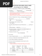 CGHS Card Renewal Form 062138069e49427 73946143 | PDF