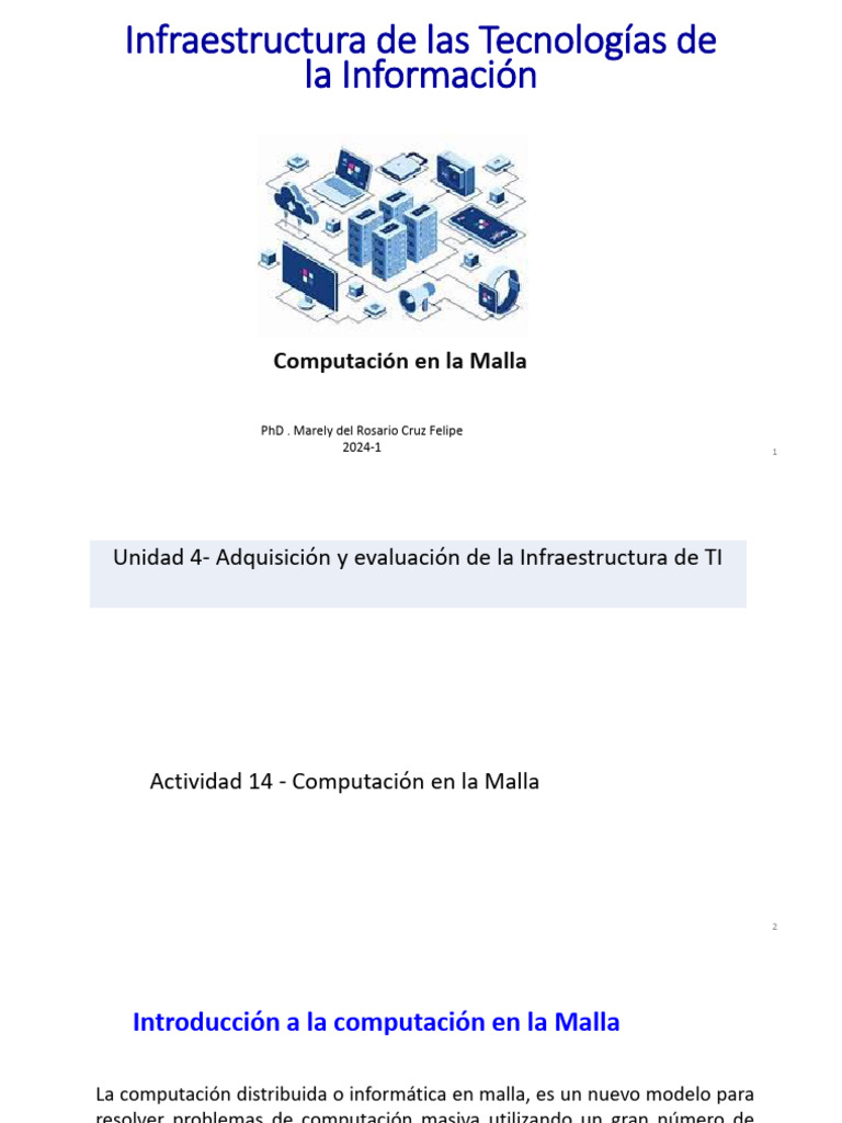 15 - Computacion en La Malla | PDF | Computación distribuída | Computación en la nube