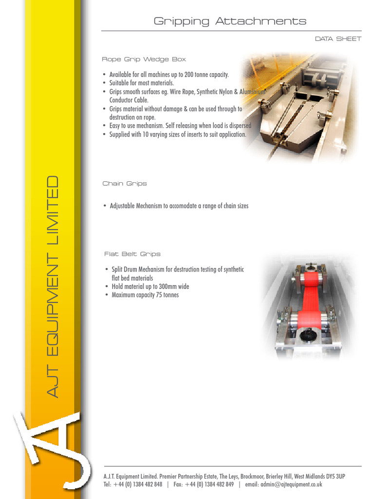 AJT Horizontal UTM Grips | PDF