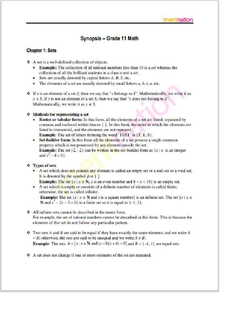 Mathematics Formula Sheet | PDF