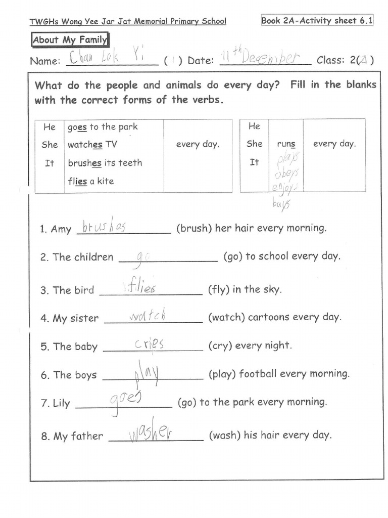 Activity sheet (Ch. 6.1) | PDF