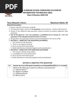 671732f575d3a CBSE IT (402) Solved Sample Paper Class X (2024-25) | PDF ...