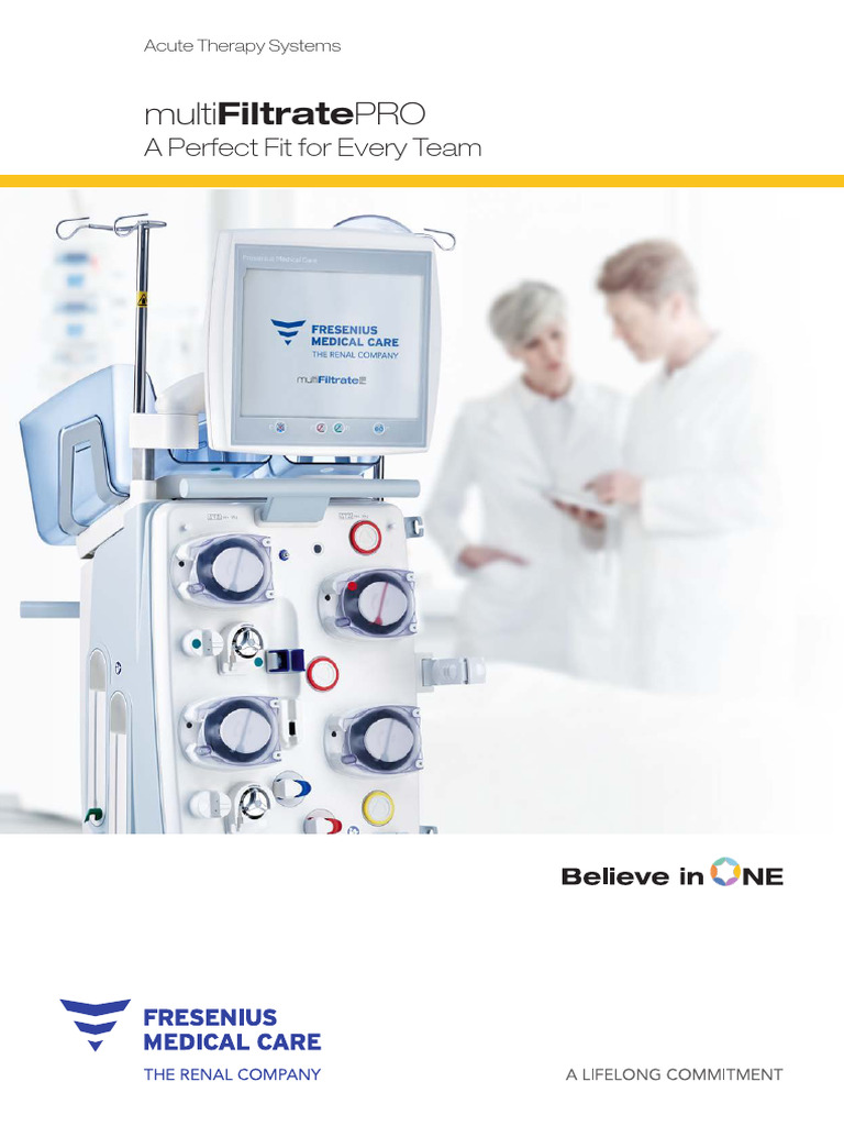 AP516 multiFiltratePRO Eng | PDF | Hemodialysis | Clinical Medicine