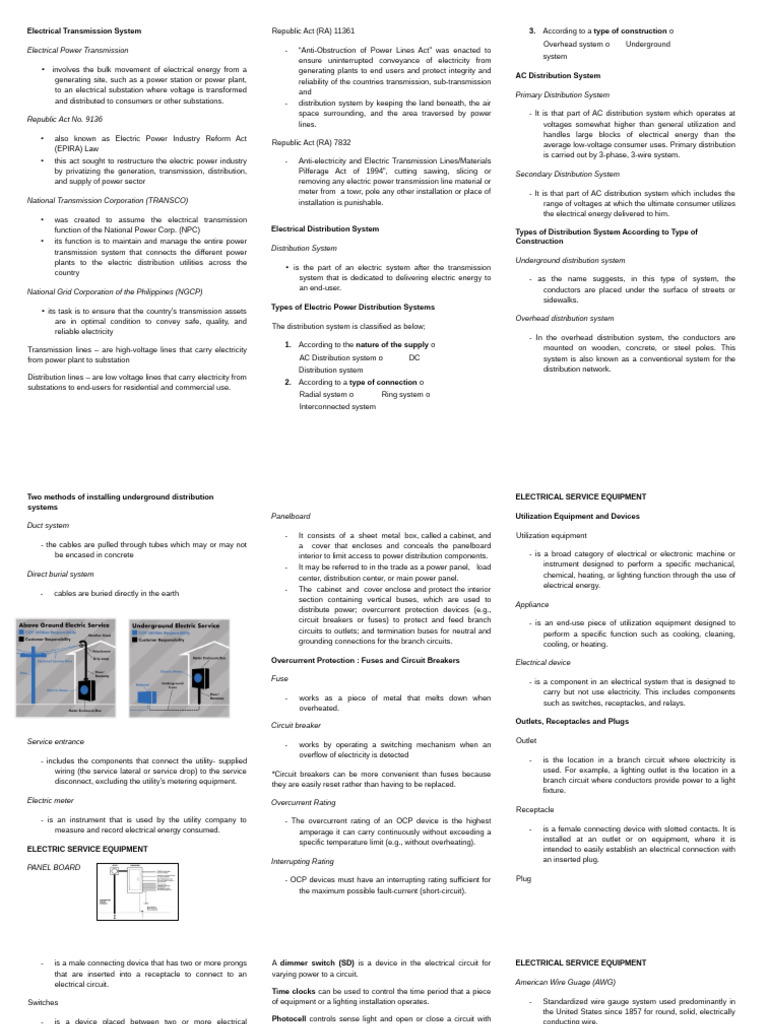 PPT2 Engineering Utilities Finals | PDF | Electric Power Distribution | Electrical Wiring