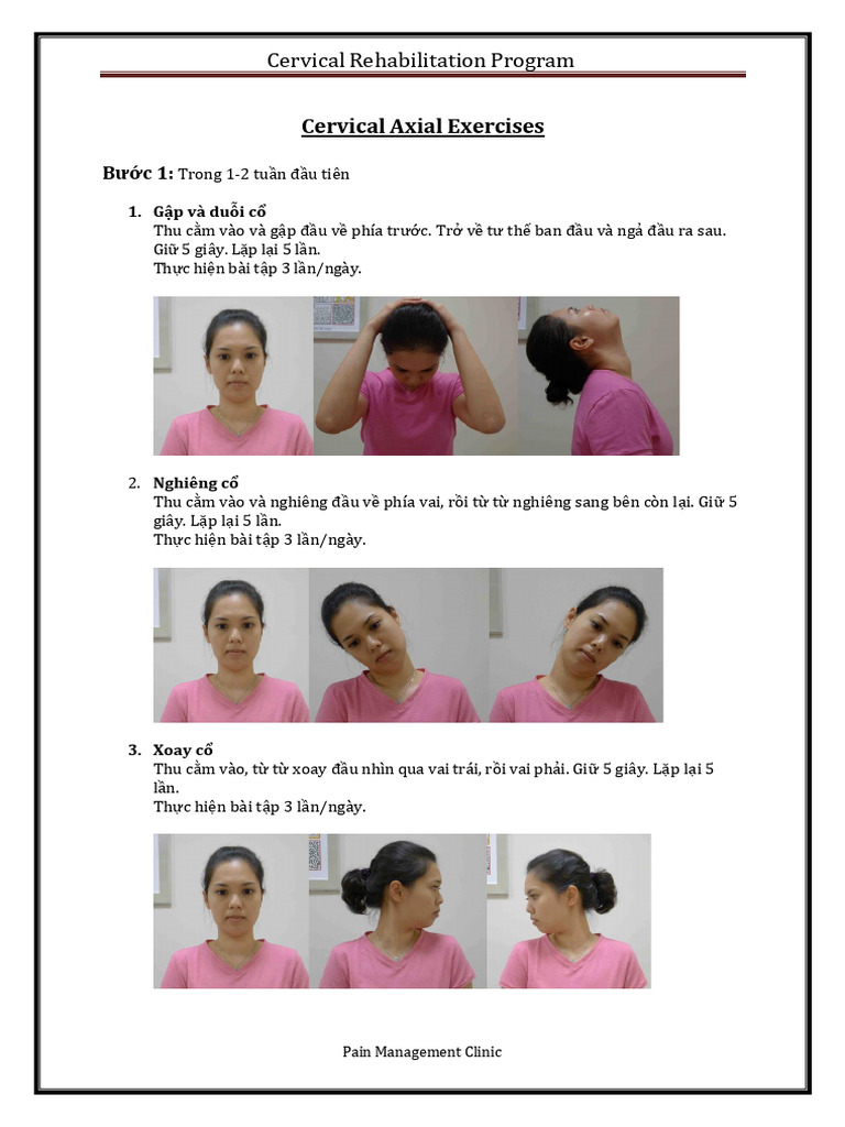 Cervical Axial Exercises (1) đã dịch | PDF