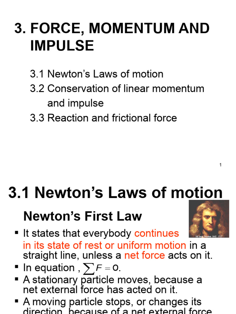 Chapter 3 Dynamics Student Version 2015 | PDF | Force | Momentum