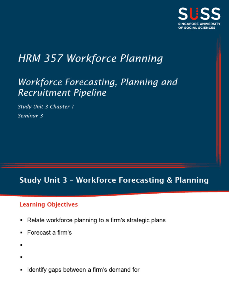 Workforce Forecasting, Planning and Recruitment Pipeline | PDF ...