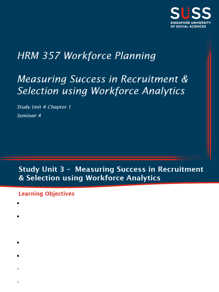 Measuring Success in Recruitment & Selection Using Workforce Analytics ...