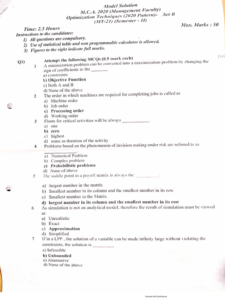 OT_SPPU Paper Solutions | PDF