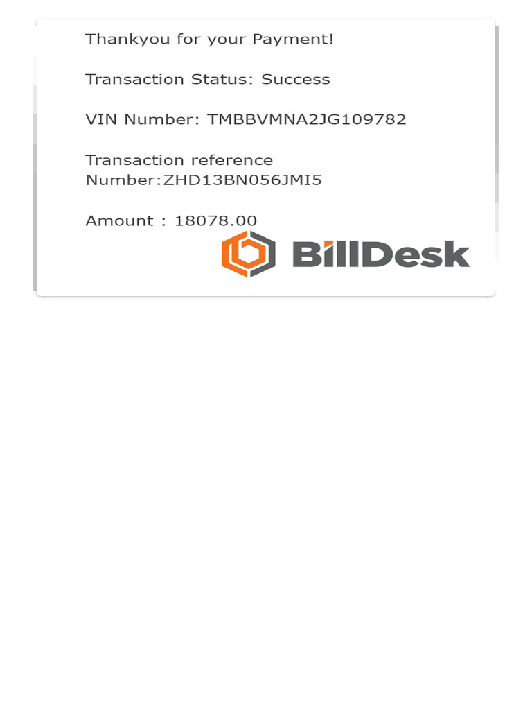 Payment Response | PDF