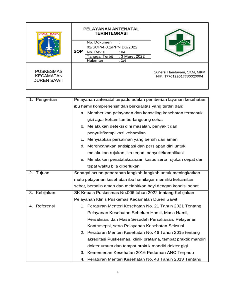 ANC Terpadu New | PDF