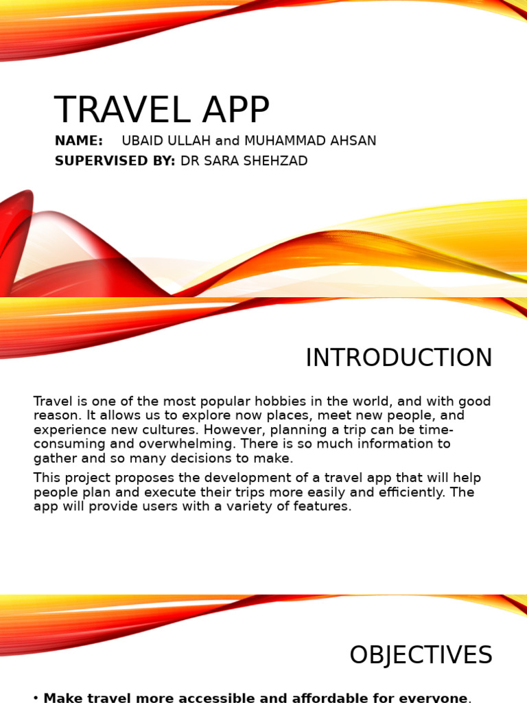 Travel App | PDF | Mobile App | Software