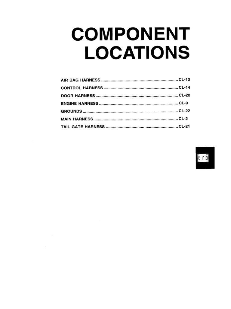 HYUNDAI - A1CE - EG24A - GETZ - 2002-2004 - EW - 3 - CL - 150 - Electrical Component Locations | PDF
