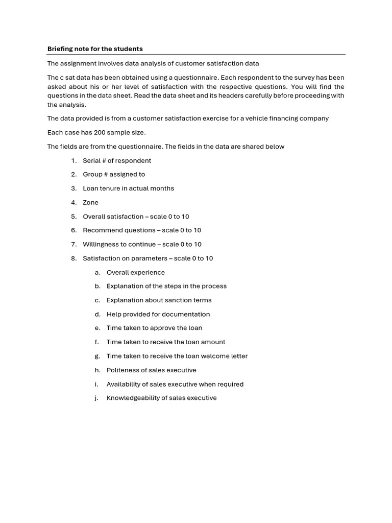 Guideliness- Case study | PDF | Survey Methodology