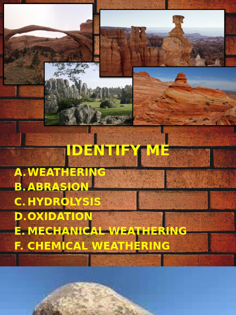 Understanding Weathering Processes | PDF | Weathering | Rock (Geology)