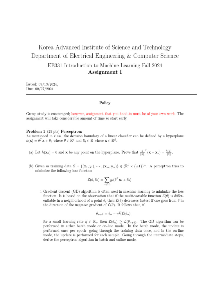 EE331_2024F_assignment1_v2 | PDF | Applied Mathematics | Algorithms