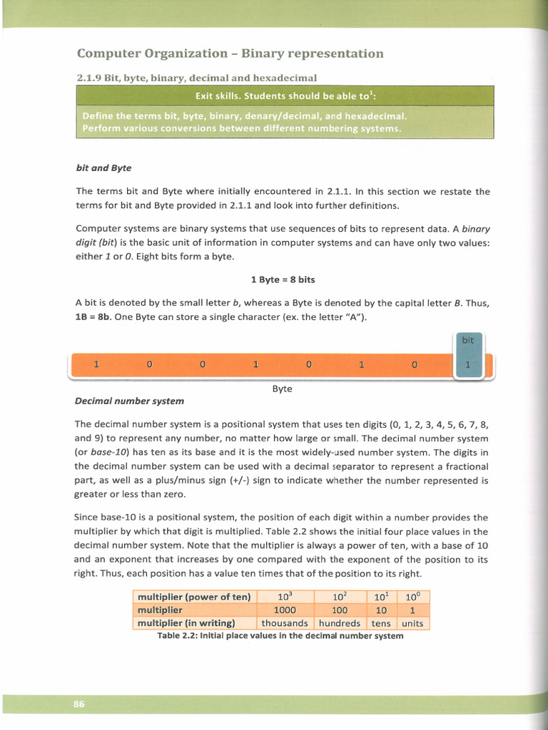 Understanding Binary and Decimal Systems | PDF