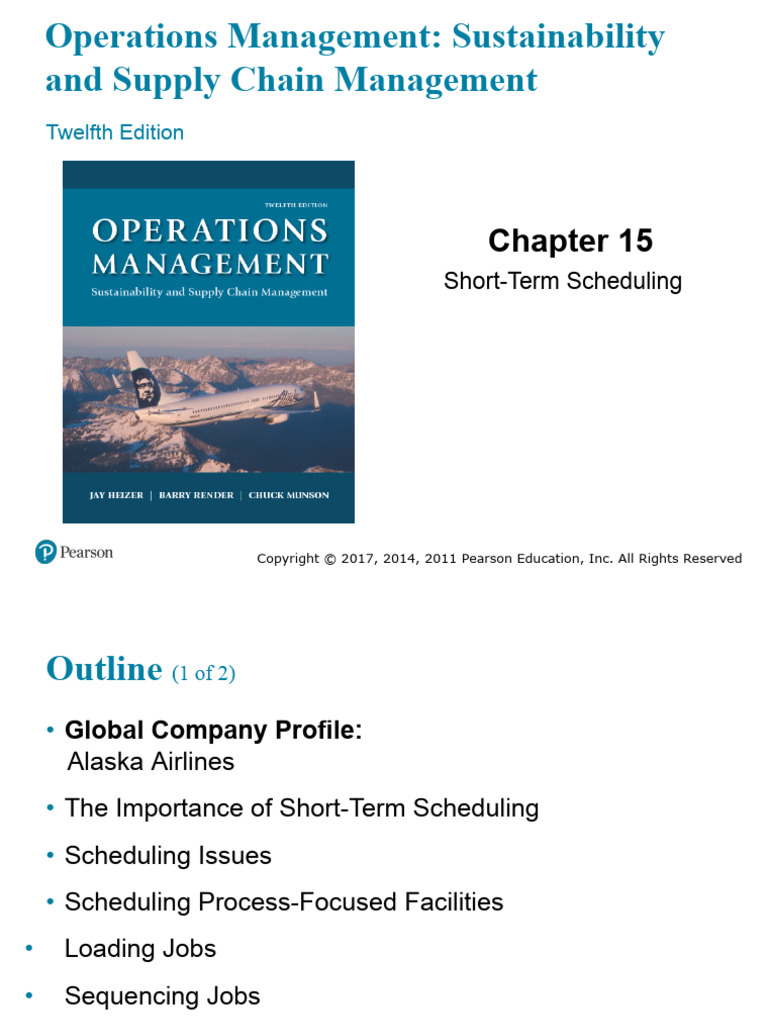 OM ch013 - Short-Term Scheduling | PDF