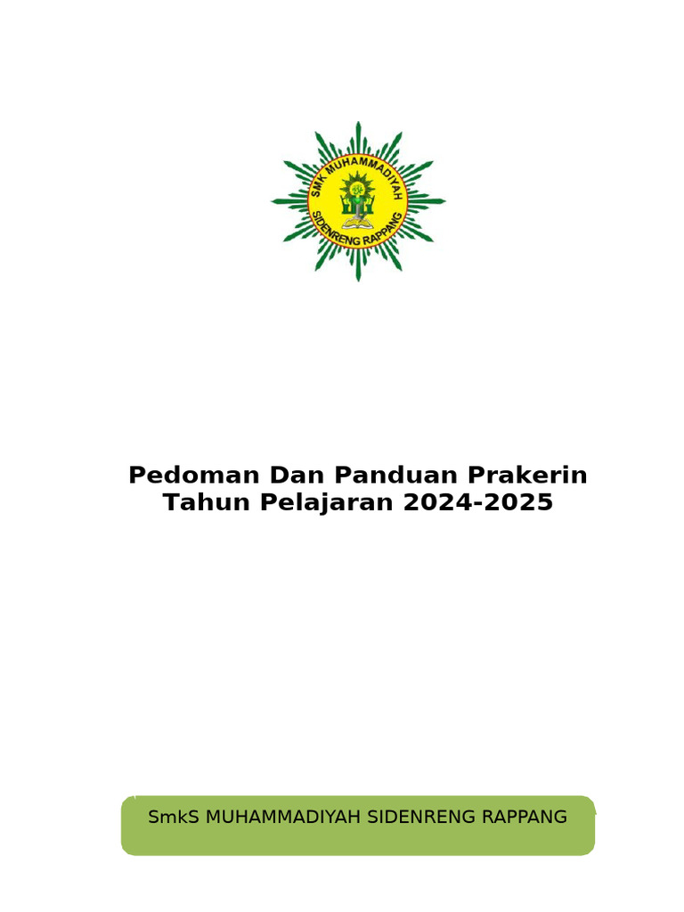 Buku Pedoman dan Panduan Prakerin | PDF