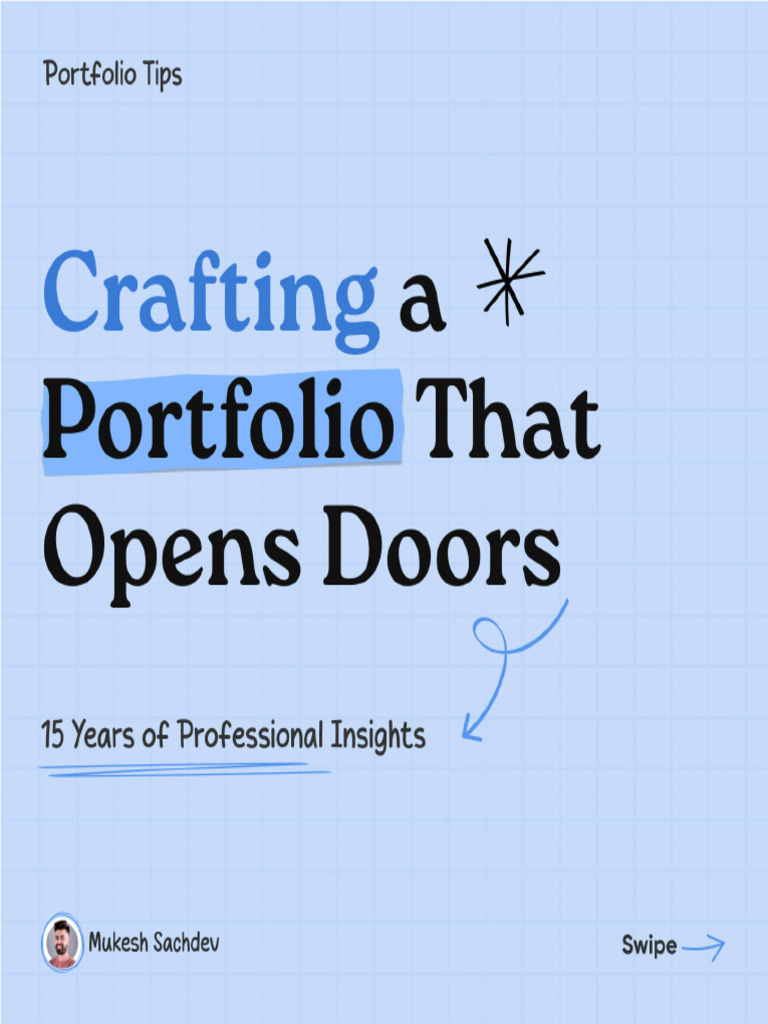 Crafting A Portfolio That Opens Doors | PDF