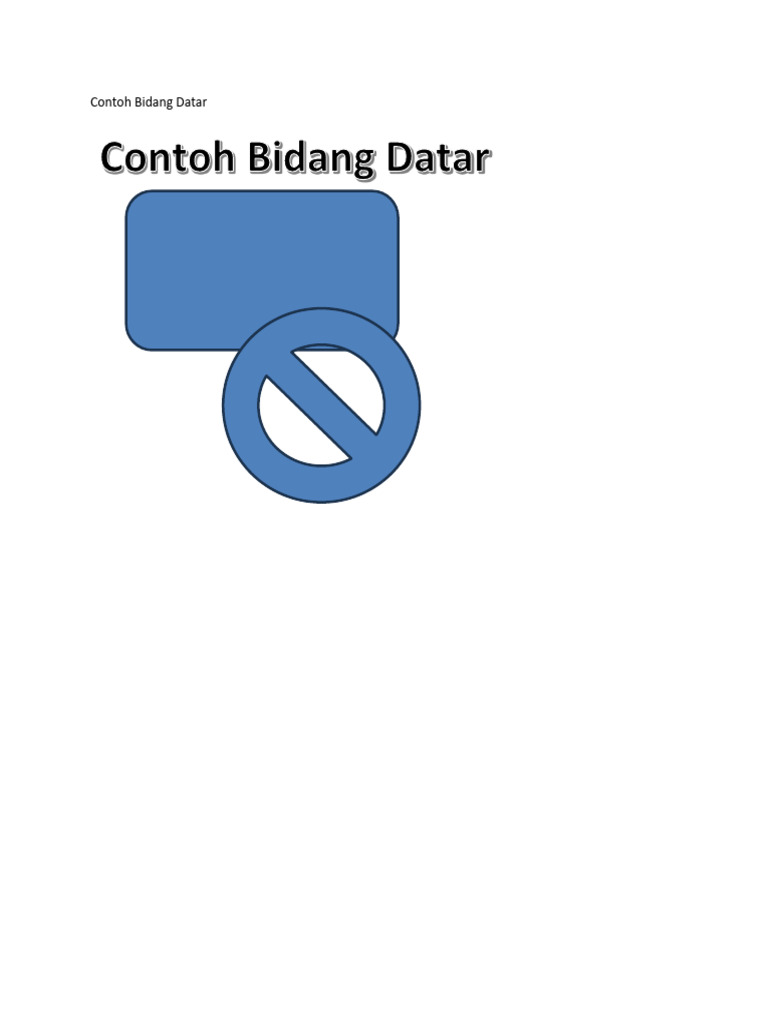 Contoh Bidang Datar 2 | PDF