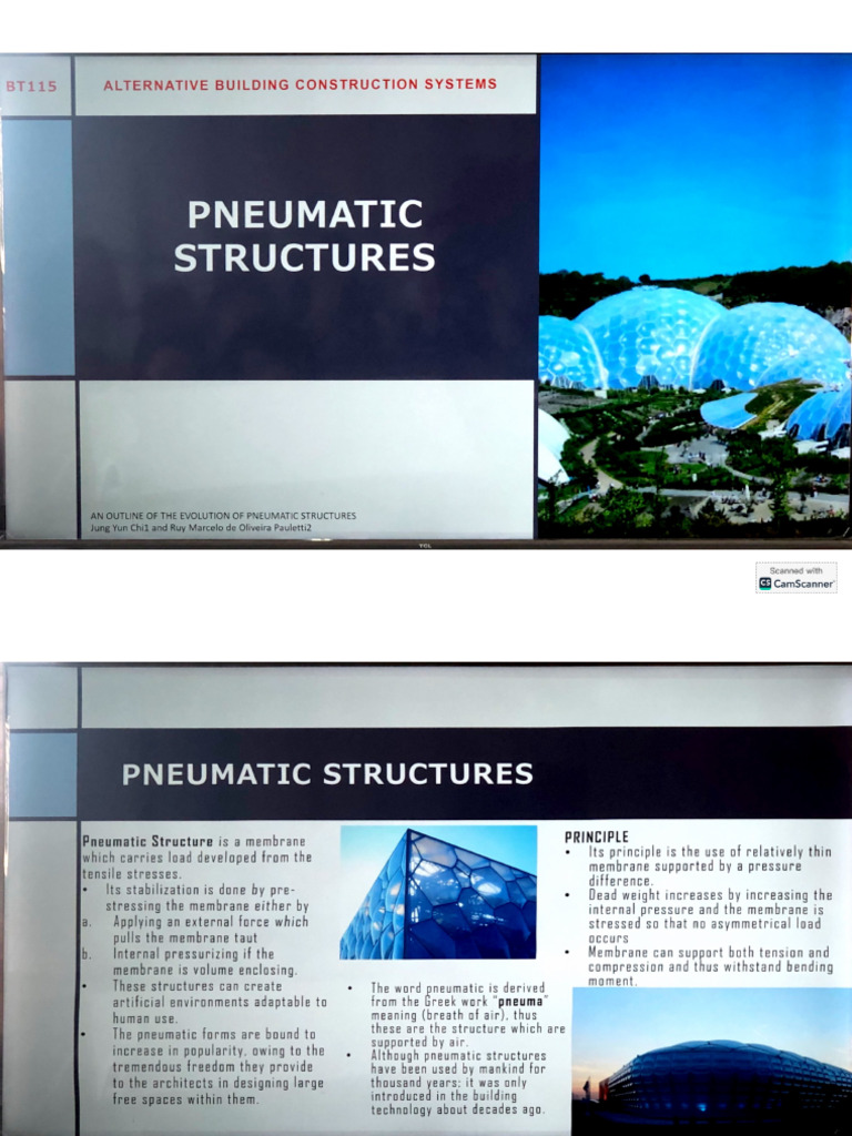 Pneumatic Structures Reviewer | PDF
