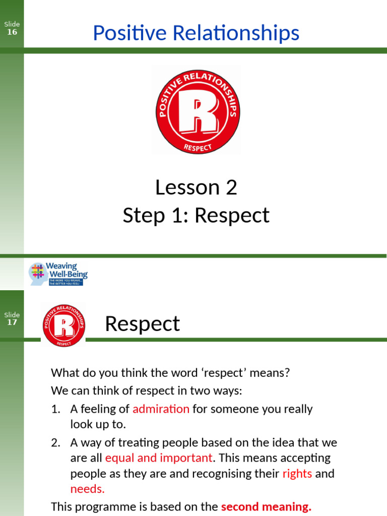 WWB Y5 Lesson 2 PowerPoint | PDF | Psychology | Social Psychology