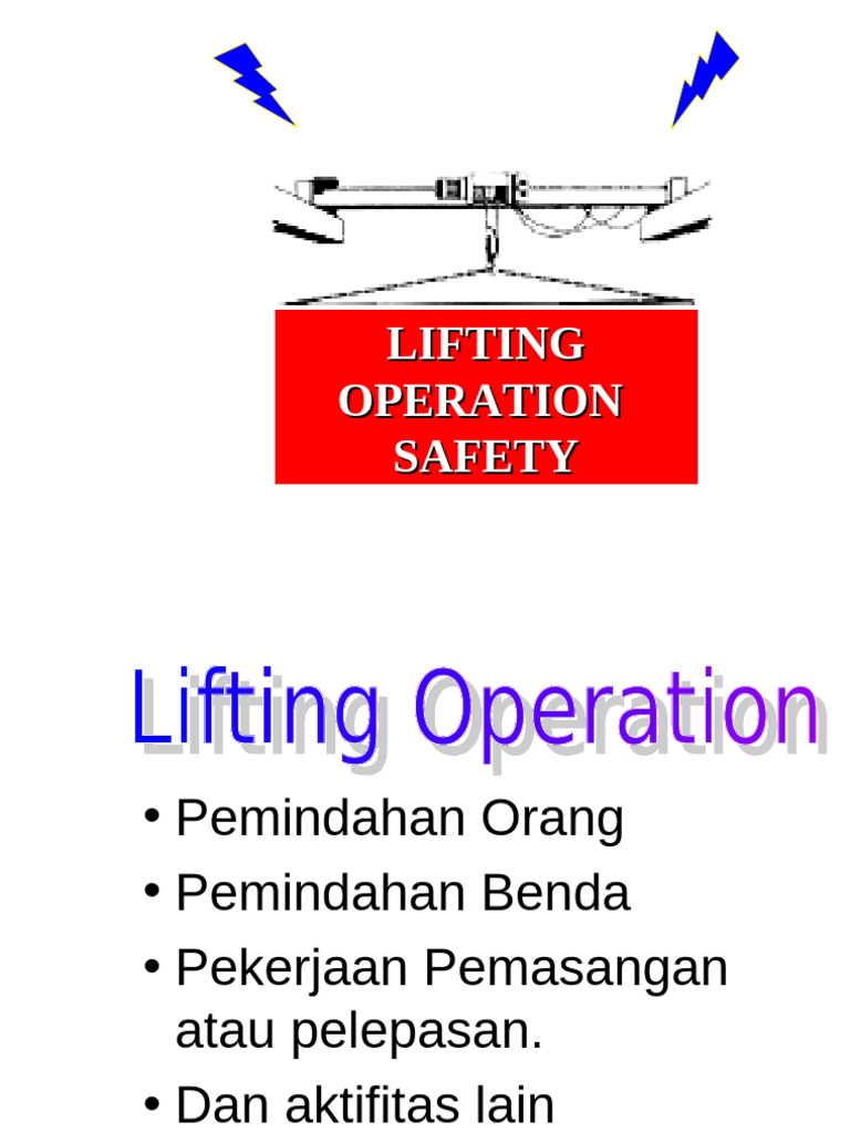 Keselamatan Operasi Lifting | PDF
