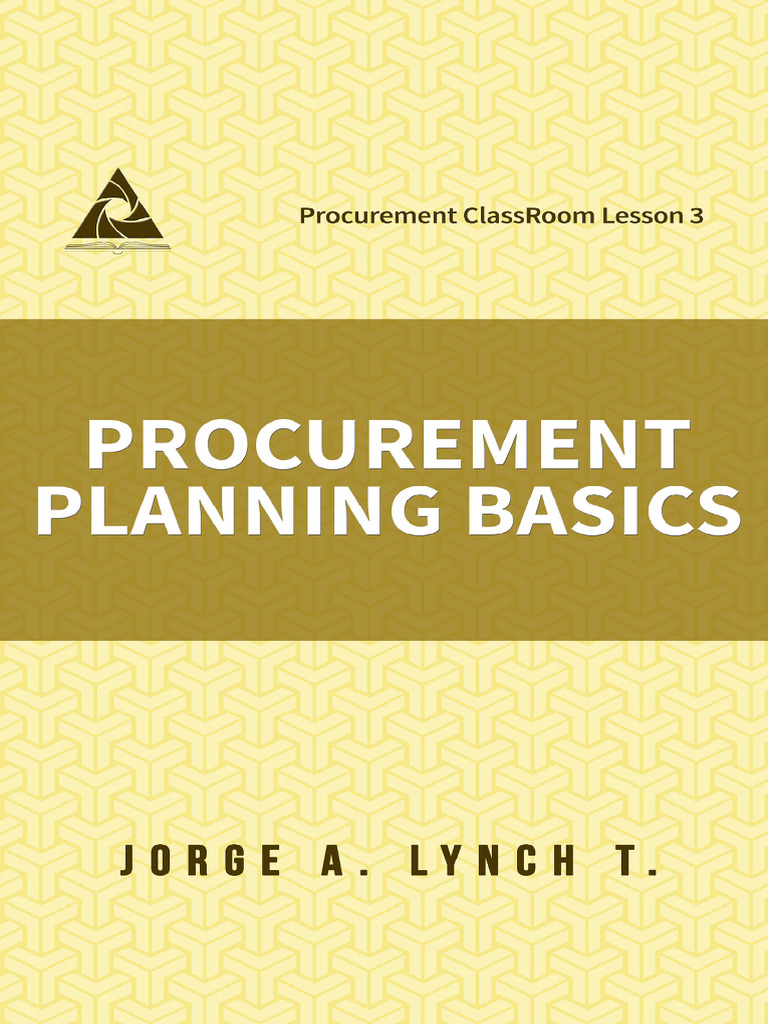 Lesson 3 Procurement Planning Basics | PDF | Procurement ...