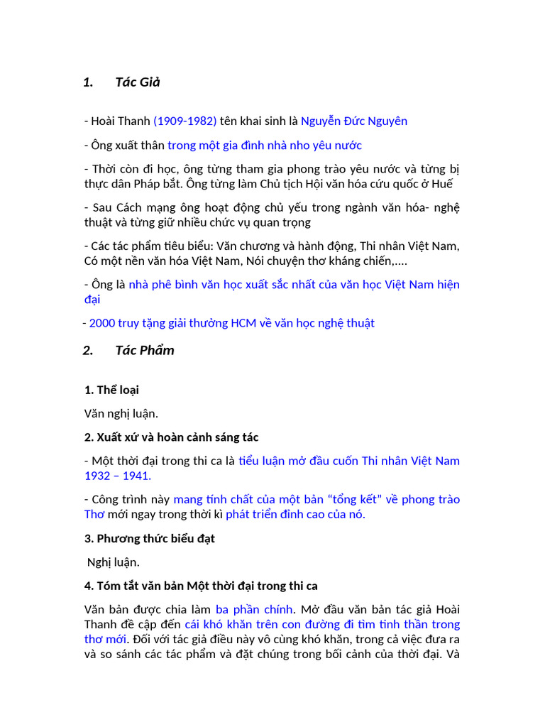 M T TH I Đ I Trong Thi Ca - Hoài Thanh | PDF