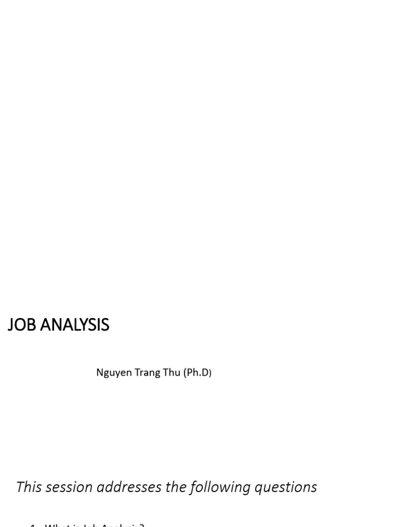 Module-2-Job-Analysis (1) | PDF | Psychology | Cognition