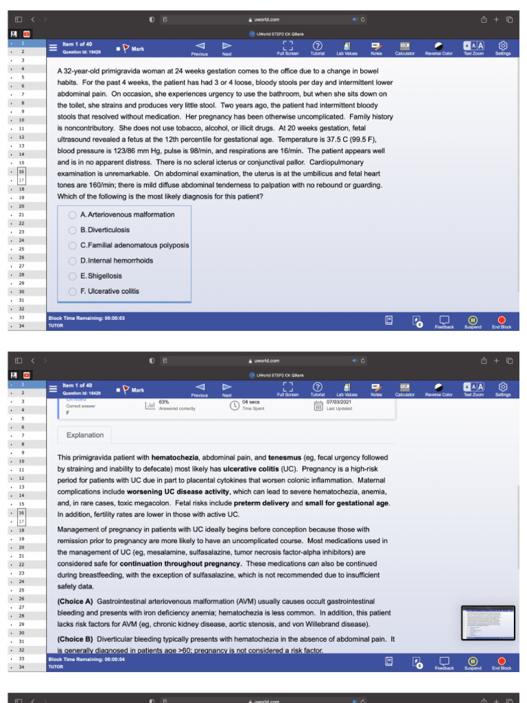 Gastrointestinal & Nutrition Block 2 40q | PDF