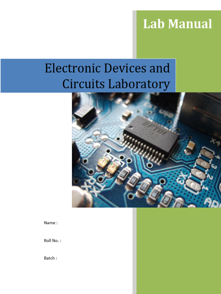 EDC_RevisedManual_2 | PDF | Amplifier | Electronic Oscillator