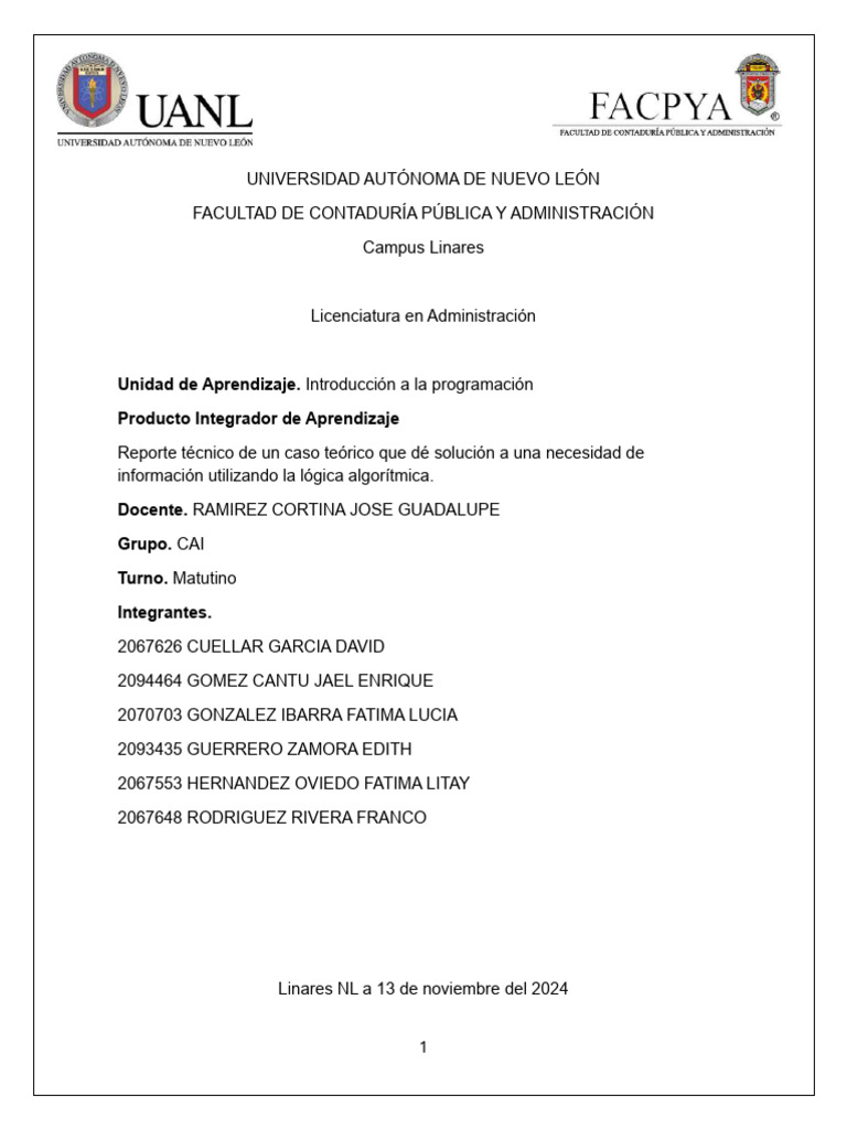 Pia Eq3 Ipro | PDF | Algoritmos | Python (lenguaje de programación)
