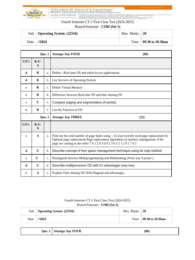 TPOLY-PT-1-OSY-2023-24 | PDF | Operating System | Software Engineering