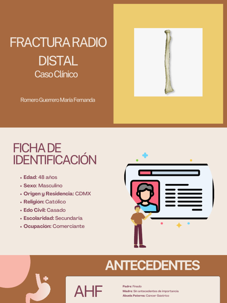 Fractura de Radio Distal | PDF | Medicina CLINICA | Especialidades Medicas
