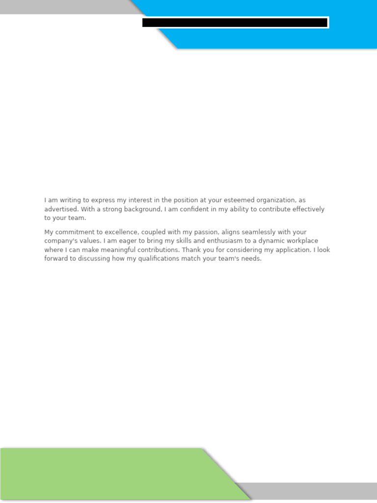 Bold Logo Letterhead | PDF