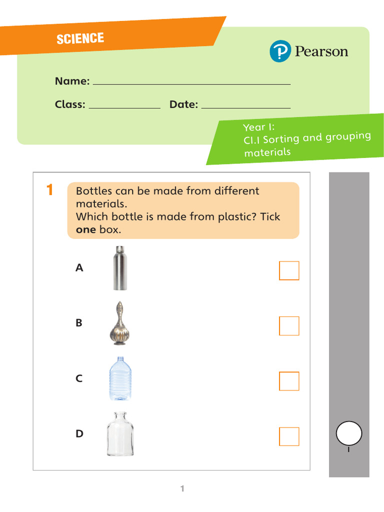 Set 2 Sorting Materials4wg1n | PDF