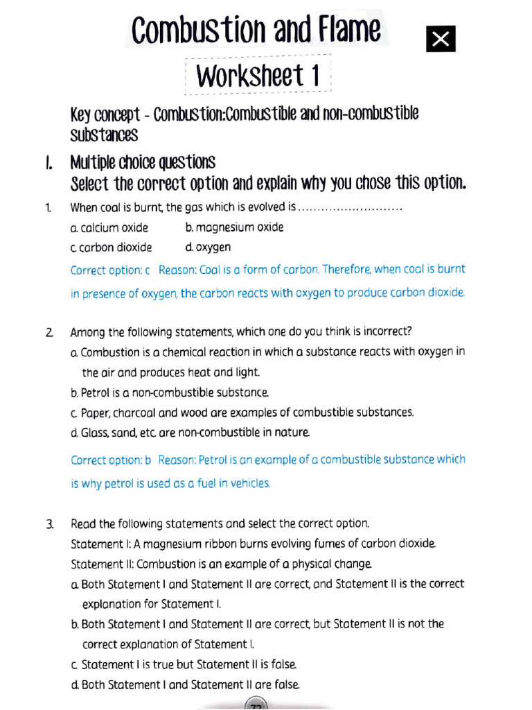 Non-Combustible Substances Explained | PDF | Combustion | Fires
