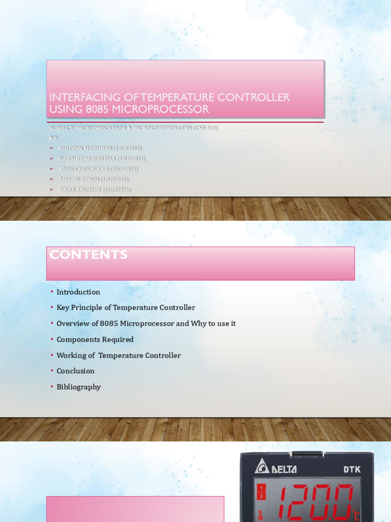 TEMPERATURE CONTROLLER | PDF | Analog To Digital Converter | Microcontroller