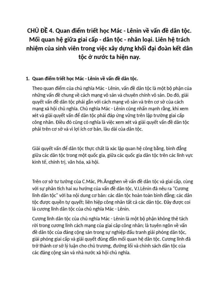 Chủ đề 4 nhóm 3 | PDF