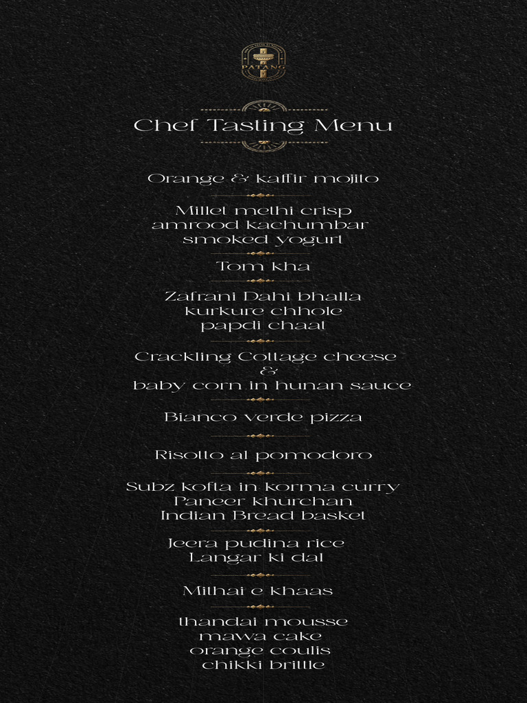 Course-Meal-Menu | PDF
