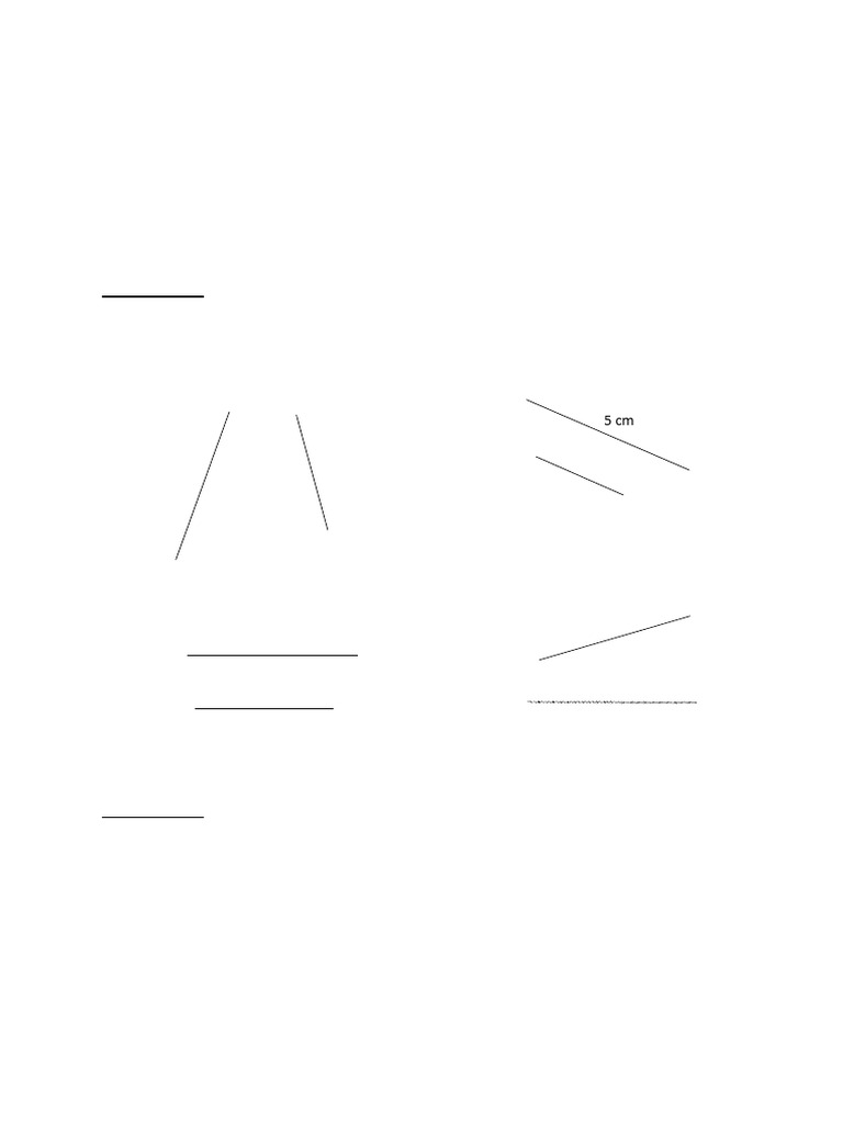 Lines and Angles (Test 1) | PDF | Perpendicular | Triangle