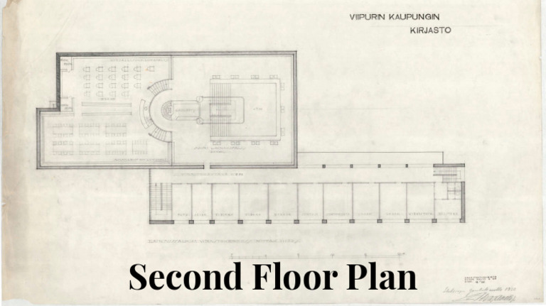 Second Floor Plan VYBORG LIBRARY | PDF