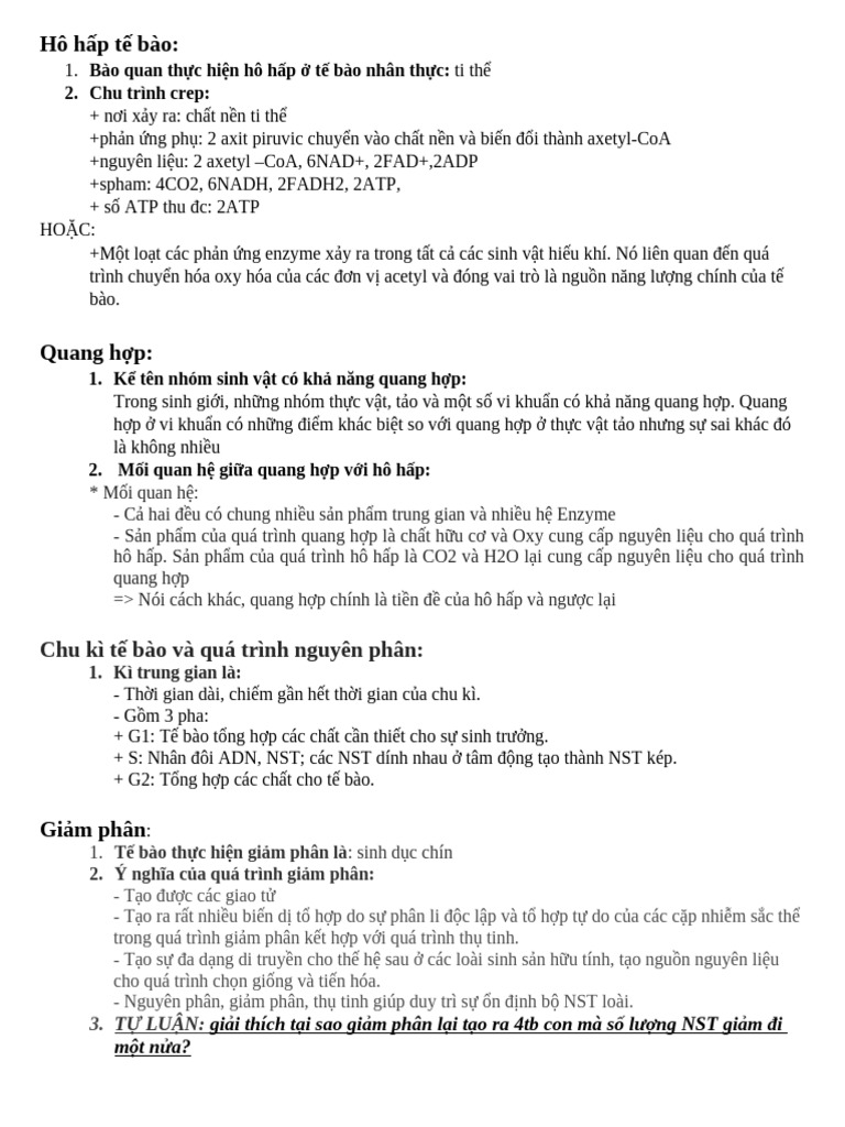 Sinh-HK2-lớp-10 (1) | PDF