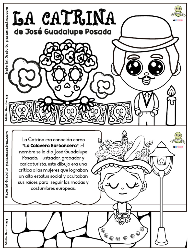 La Catrina: Símbolo del Día de Muertos | PDF