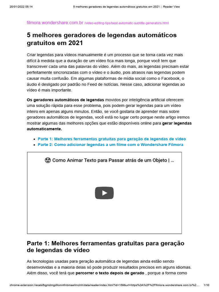 5 melhores geradores de legendas automáticos gratuitos em 2021 | PDF ...