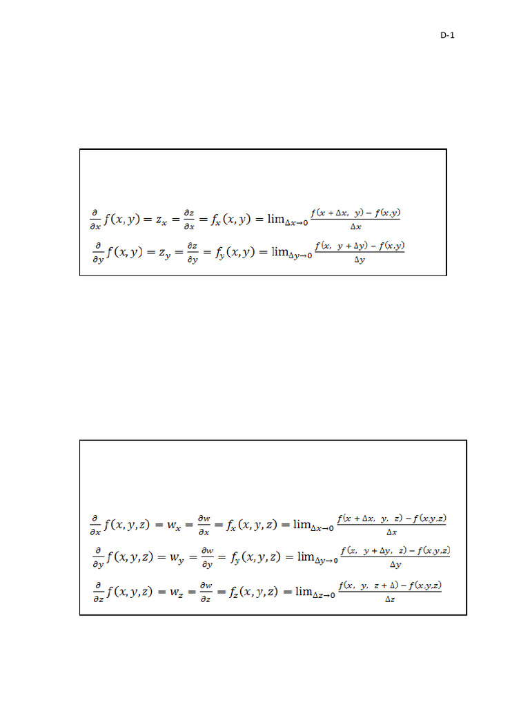 2 Derivadas Parciales | PDF | Derivado | Función (Matemáticas)