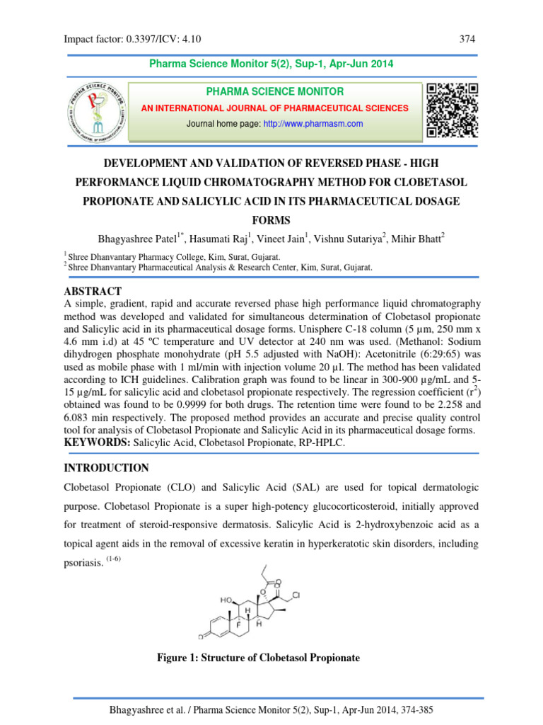 Development and Validation of Reversed P | PDF