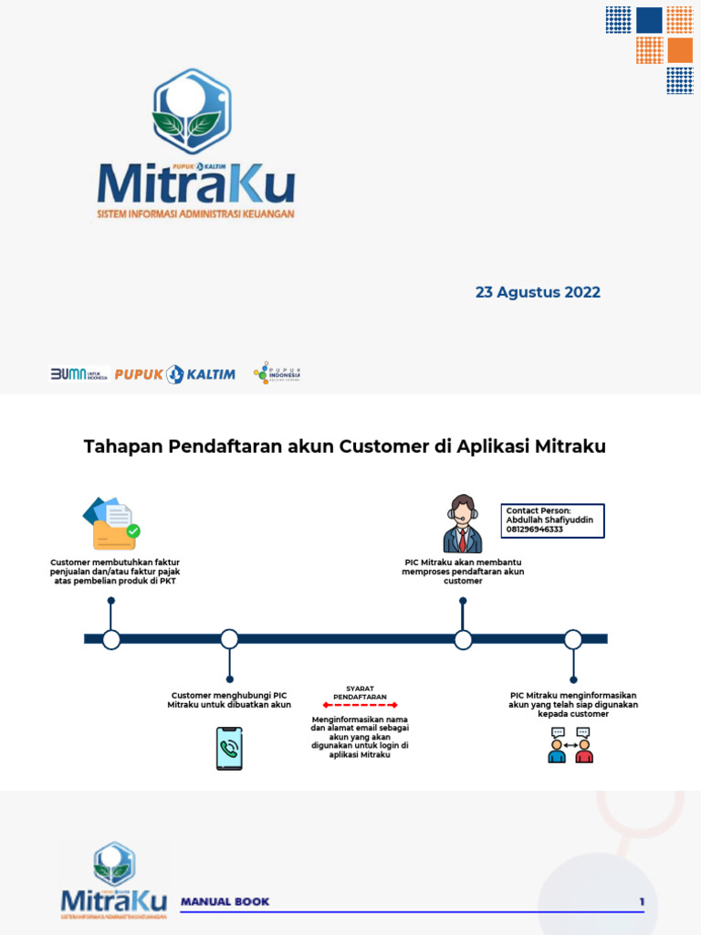 Pendaftaran dan Pengunduhan Faktur Mitraku | PDF